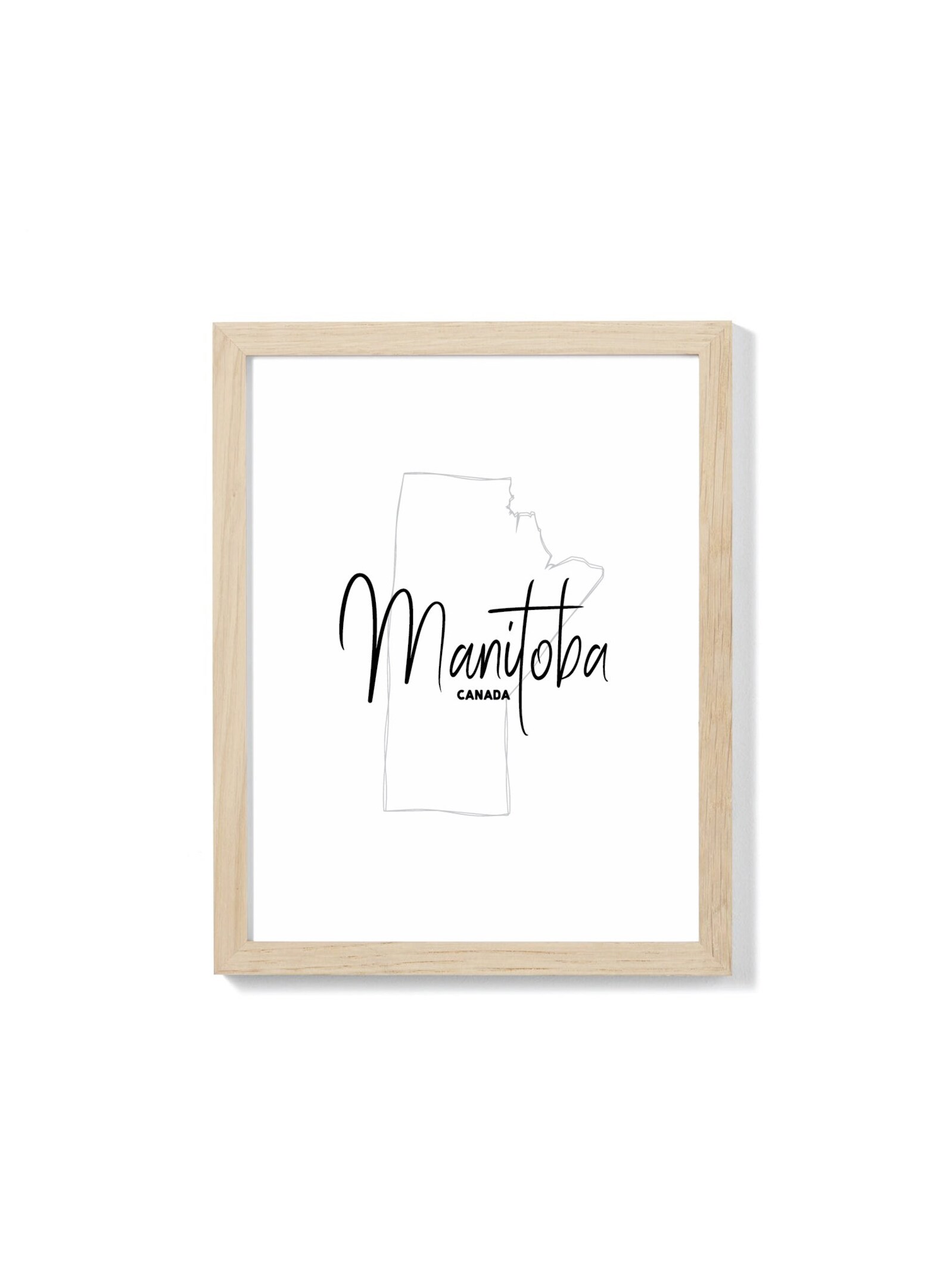 Manitoba Digital SVG Vector - Manitoba Map Poster, Map of Manitoba Art ...