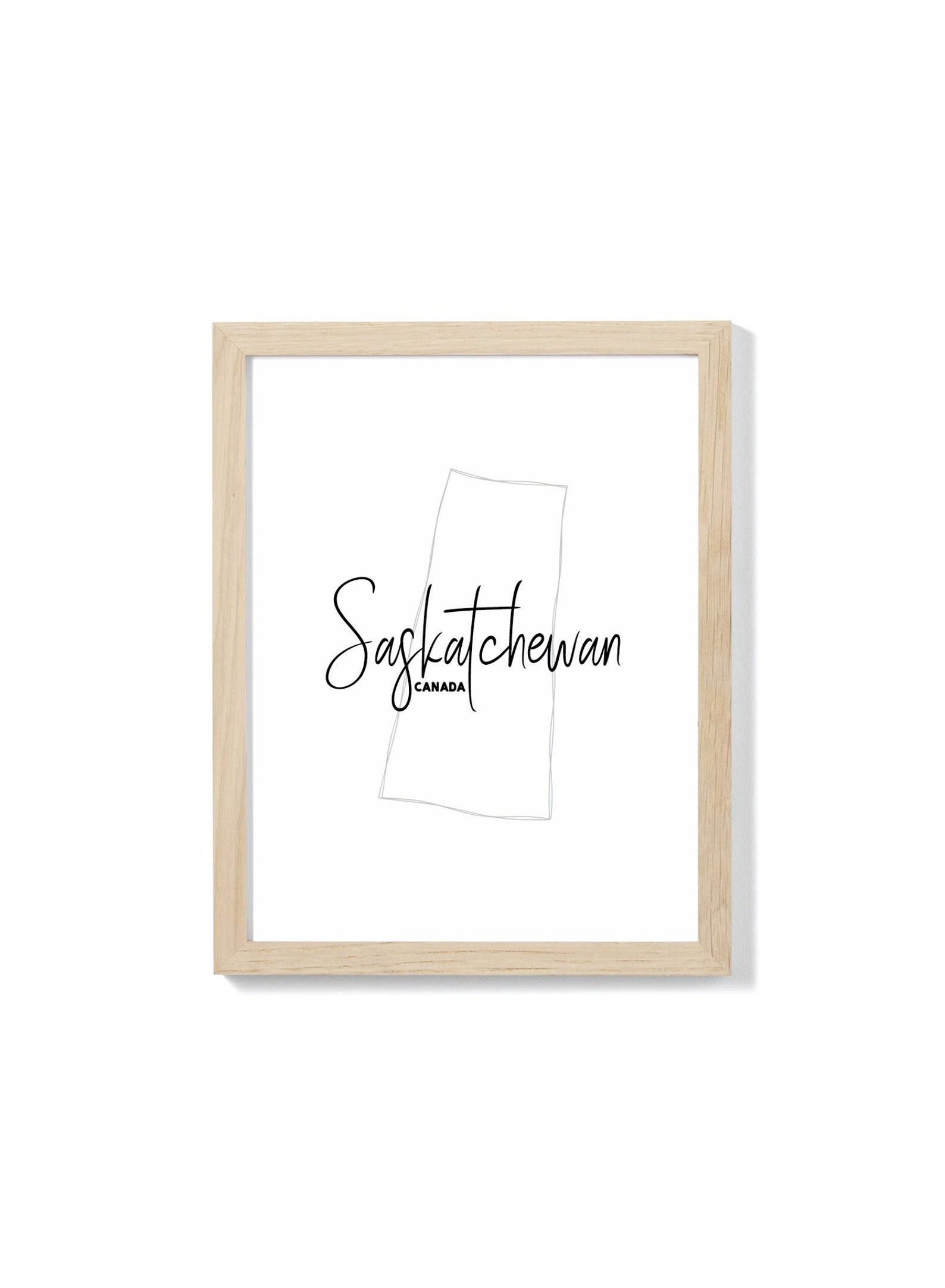 Saskatchewan Digital SVG Vector - Saskatchewan Map Poster, Map of ...