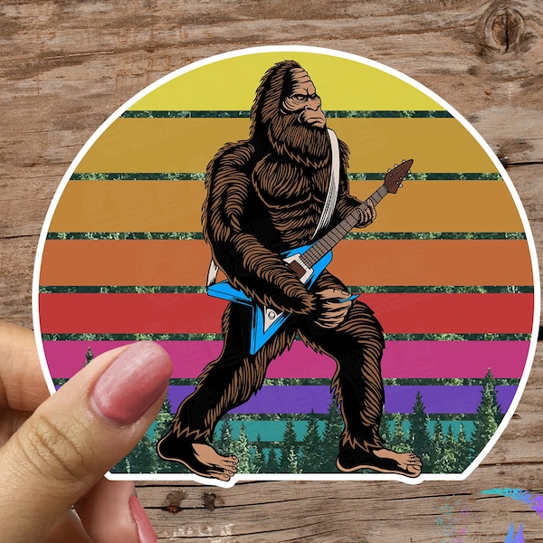 Sasquatch Rock and Roll - Etsy