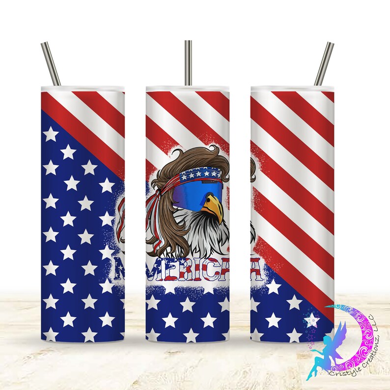 Mercia Eagle With Mullet Pit Viper Style Glasses Patriotic - Etsy