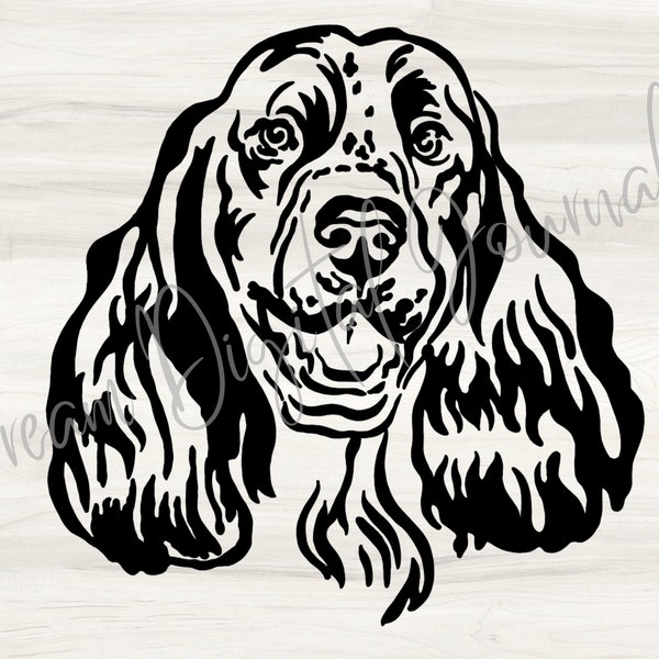 Springer Spaniel Svg - Etsy Australia