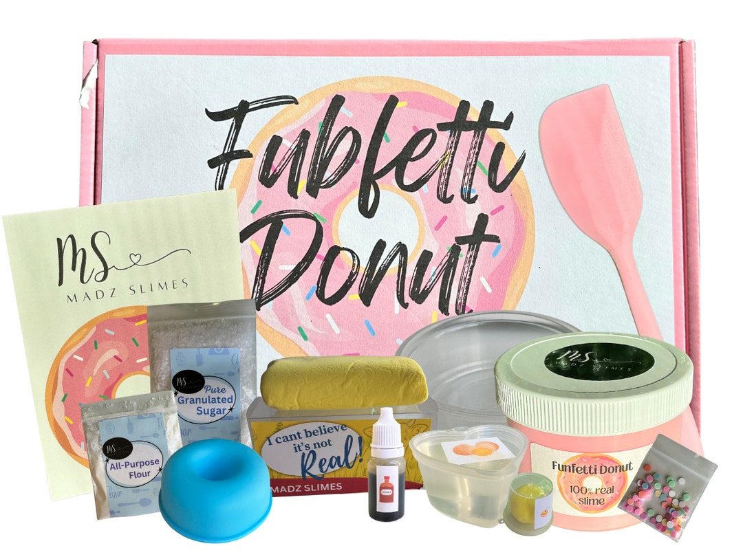 Funfetti Donut DIY Slime Kit - Etsy