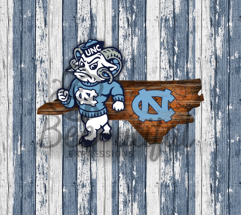 UNC Tarheels Sublimation Tumbler Design - Etsy