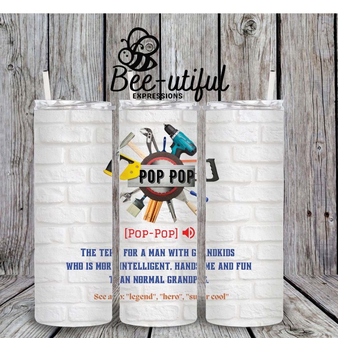 Pop-pop Sublimation Tumbler Design - Etsy