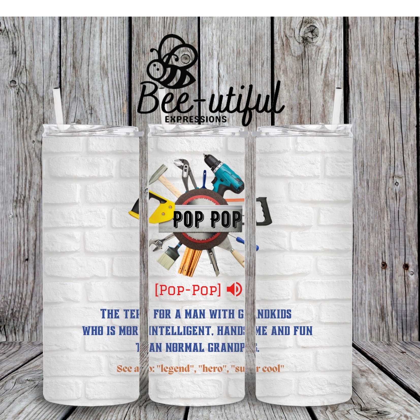 Pop-pop Sublimation Tumbler Design - Etsy