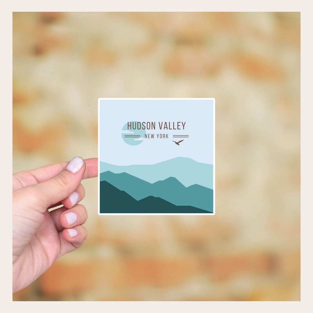 Hudson Valley Sticker Adventurer Gift Retro Gifted NY - Etsy