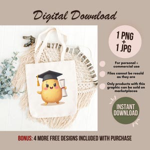 Graduation Potato Class of 2025 PNG, Prek Graduation, Senior 2025 Png ...