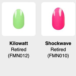 Color Street Retired Sets Clear French Neon - Etsy