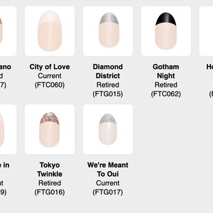 Color Street Retired Sets Clear French Neon - Etsy