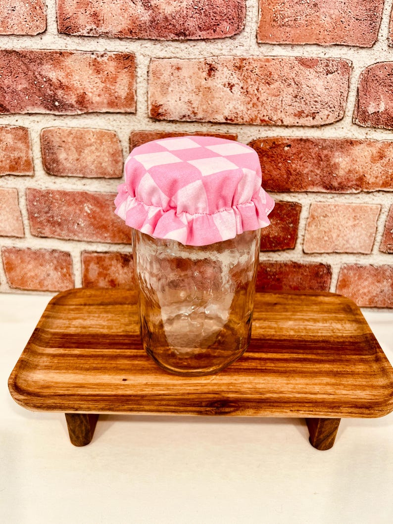 Fabric Jar Cover, Sourdough Starter Jar Cover, Gift for Sourdough ...