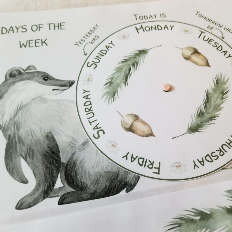 Preschool Circle Time Wheels, Circle Time Wall Calendar, Morning ...