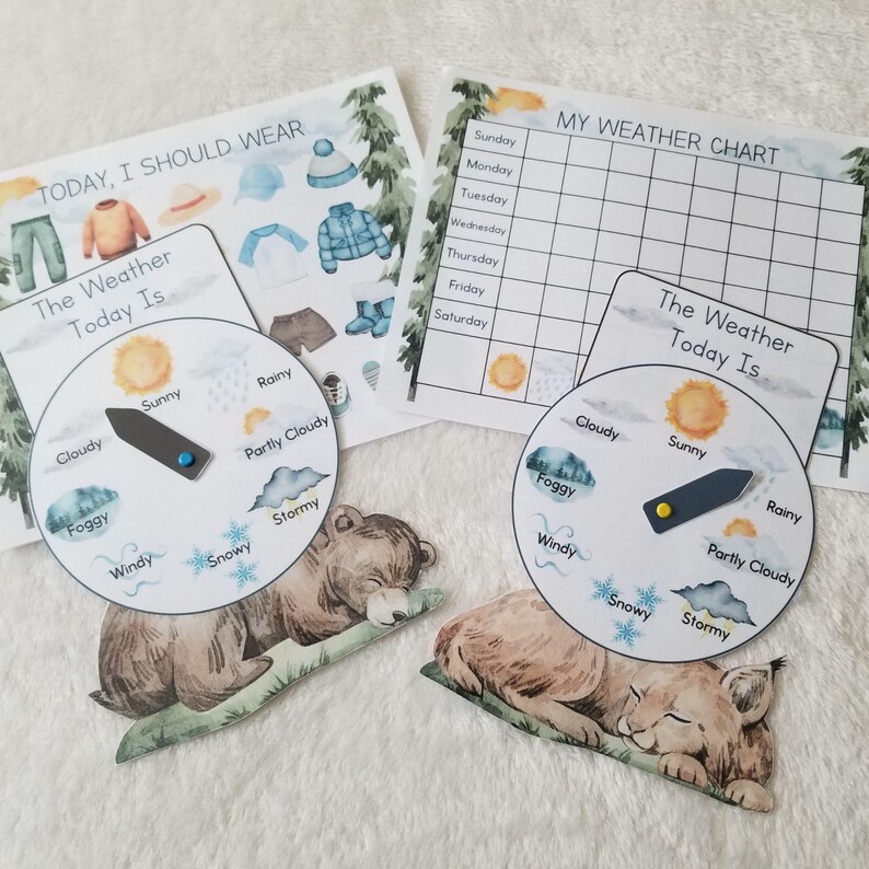 Preschool Circle Time Bundle, Calendar Wheels Bundle Set, Homeschool ...