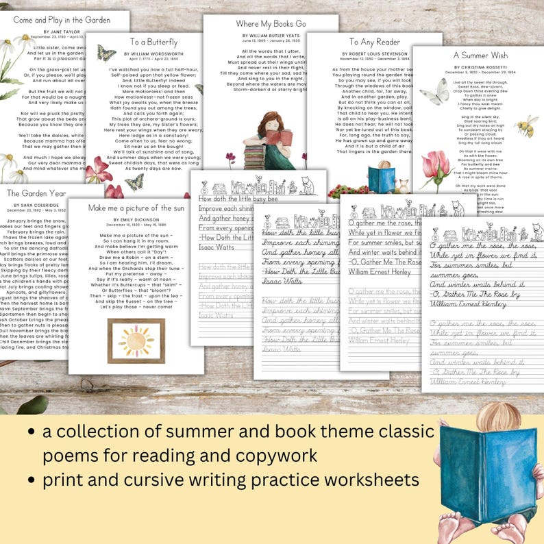 Summer Morning Menu Homeschool, Elementary Morning Worksheets ...