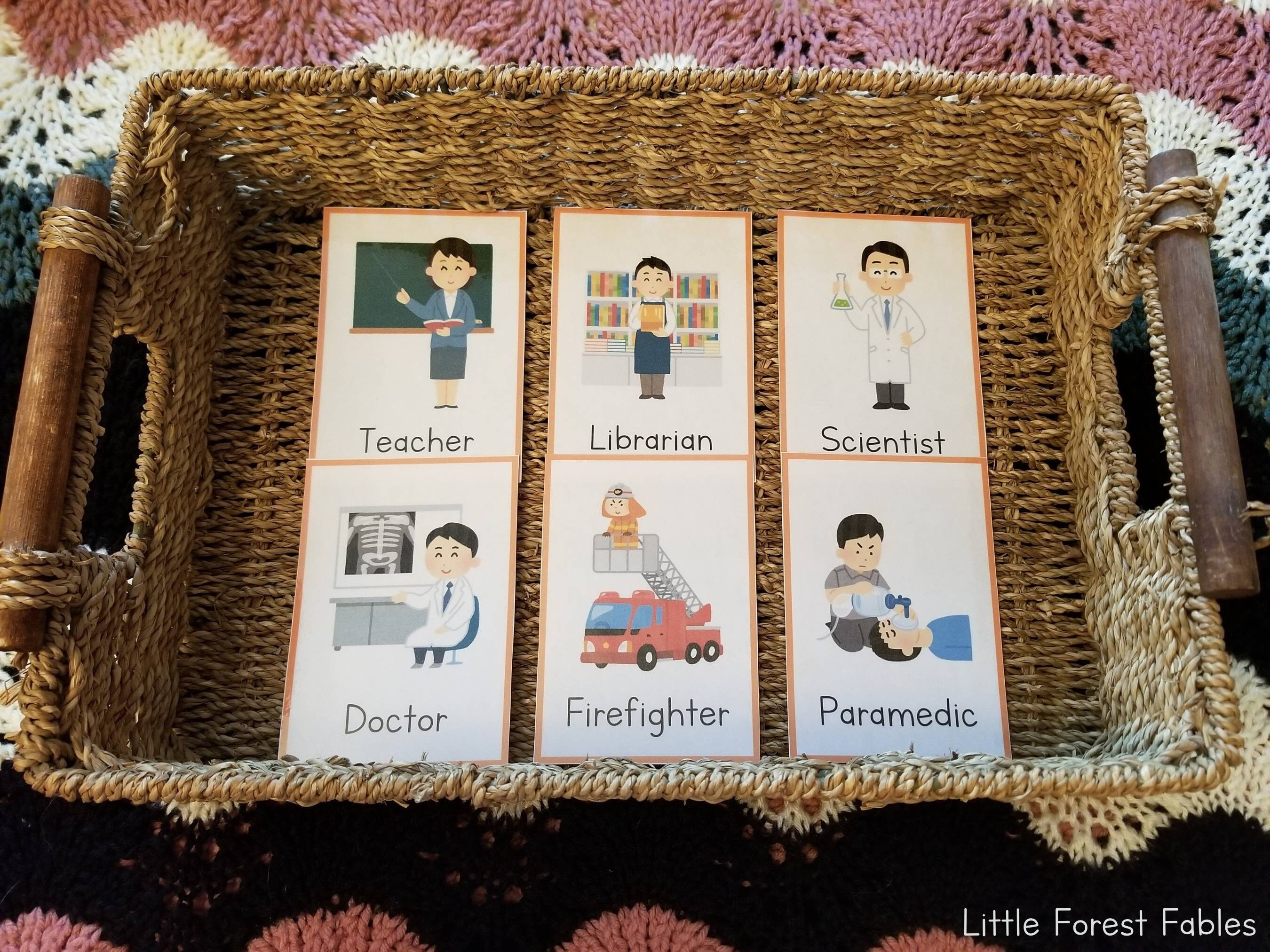 Occupation Printable Flashcards for Kids, Types of Jobs Flashcards ...