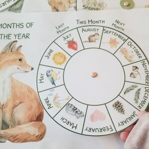 Preschool Circle Time Wheels, Circle Time Wall Calendar, Morning ...