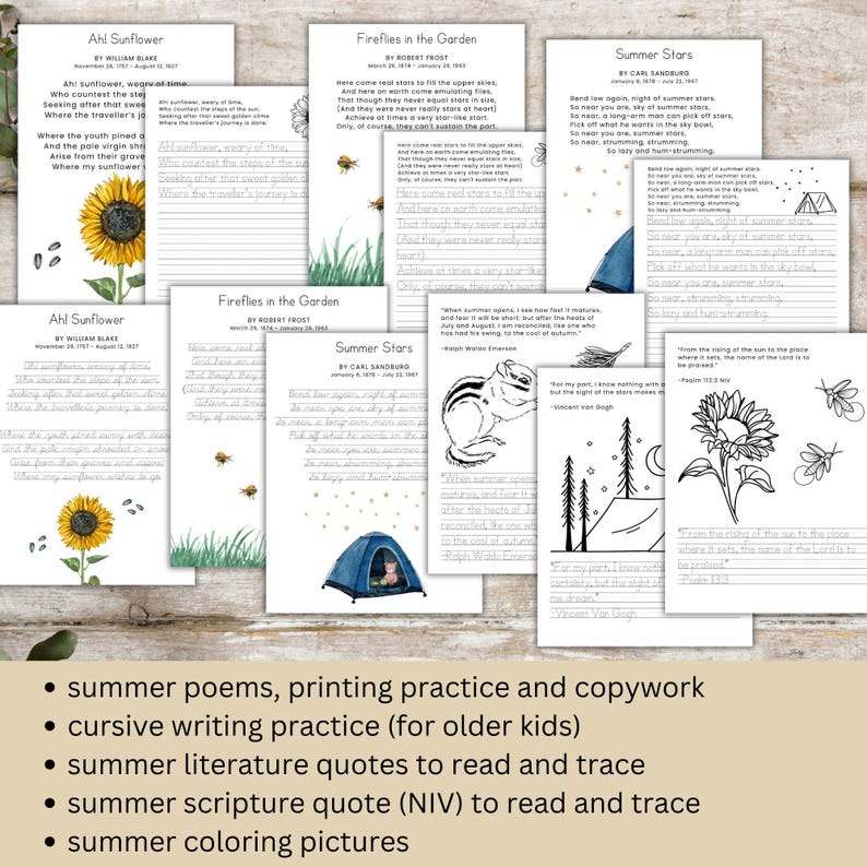 August Morning Menu Homeschool, Elementary Morning Menu Worksheets ...