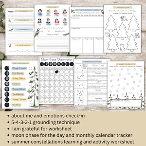 August Morning Menu Homeschool, Elementary Morning Menu Worksheets ...