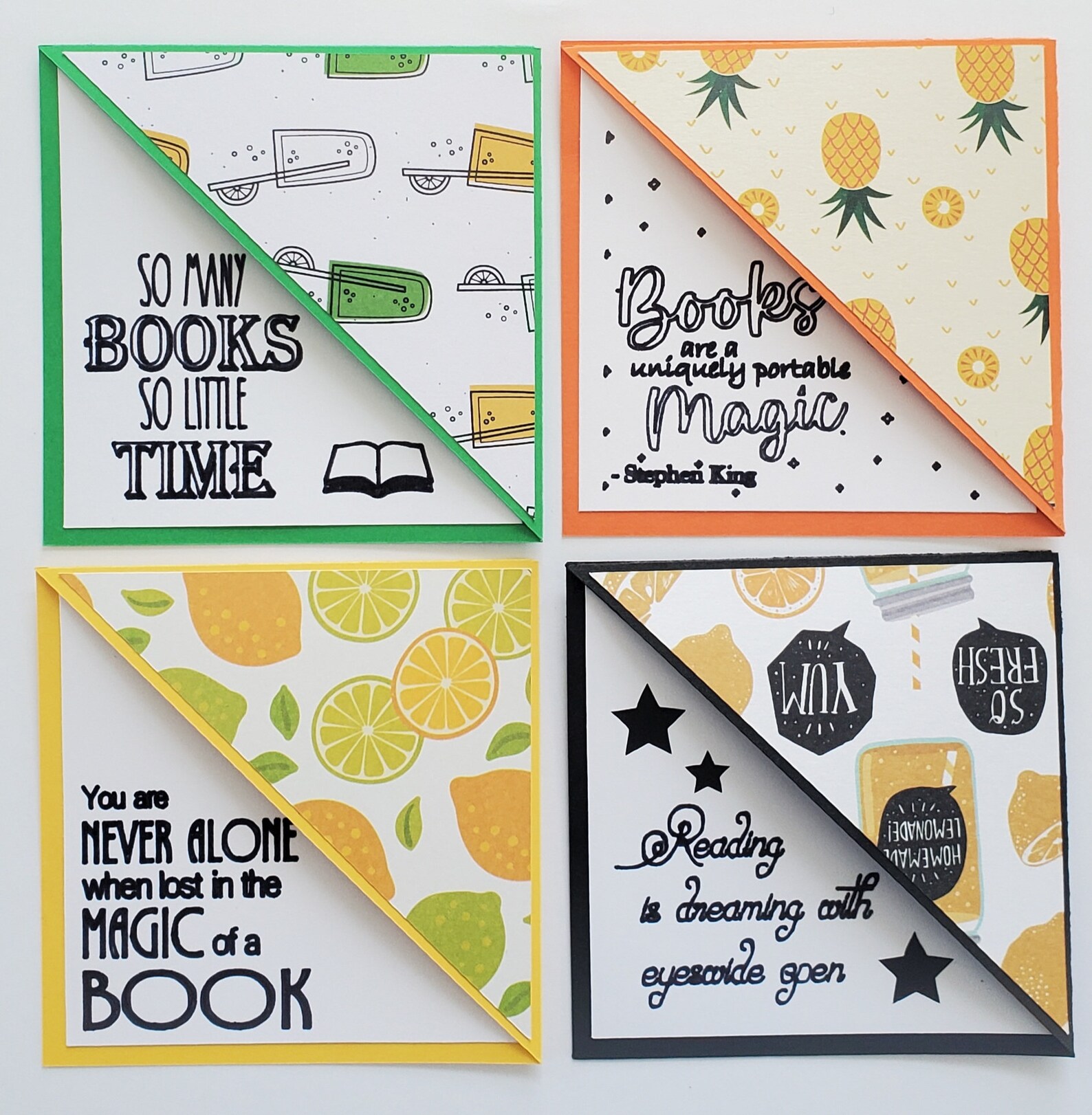 Corner Bookmarks - Etsy
