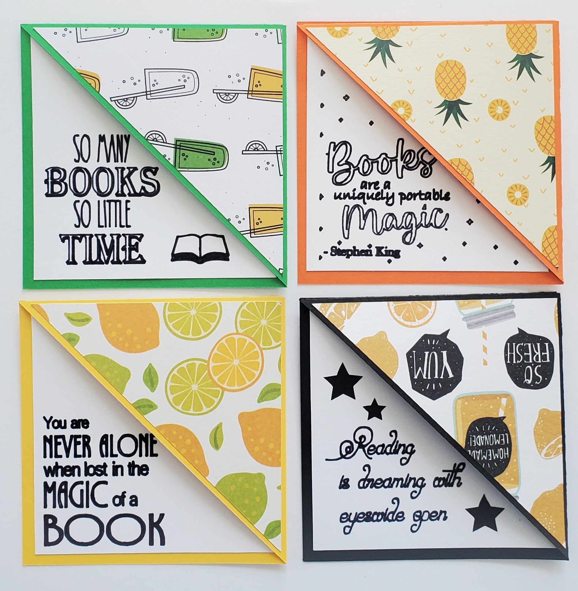 Corner Bookmarks - Etsy