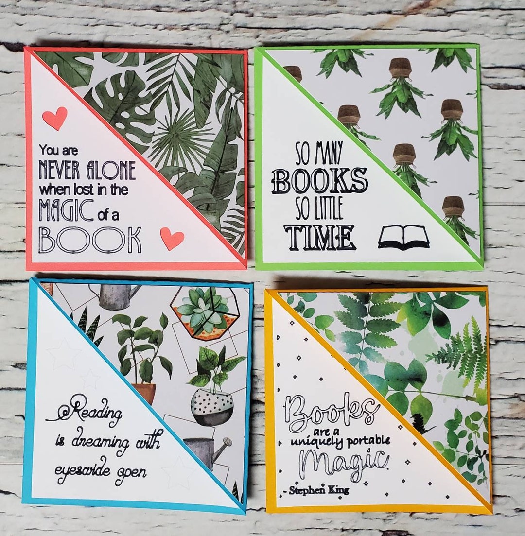 Handmade Corner Bookmarks - Etsy