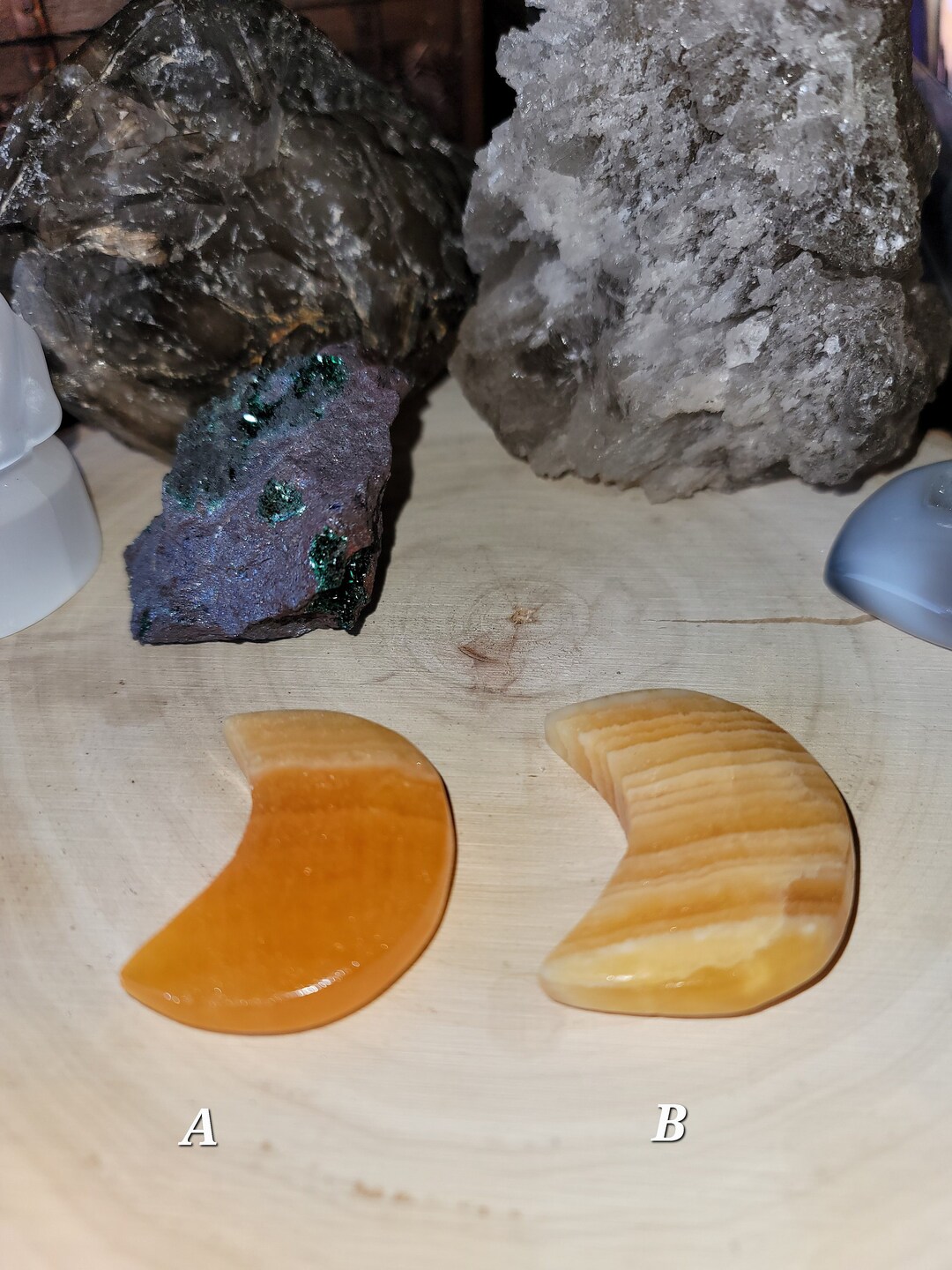 Gorgeous Honey Calcite Moon, Your Pick! - Etsy