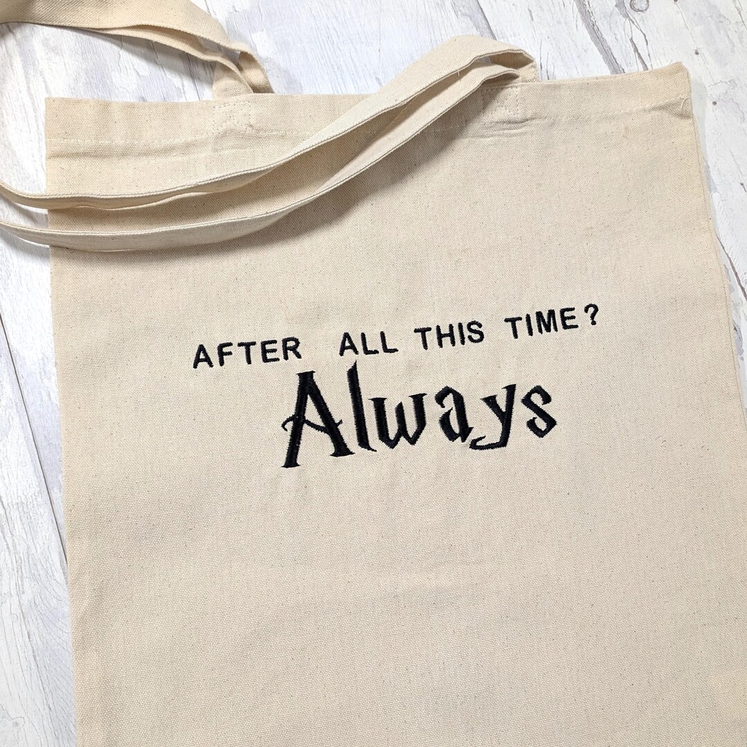 Embroidered Wizard Bag, After All This Time Always, Little Wizard Gift ...