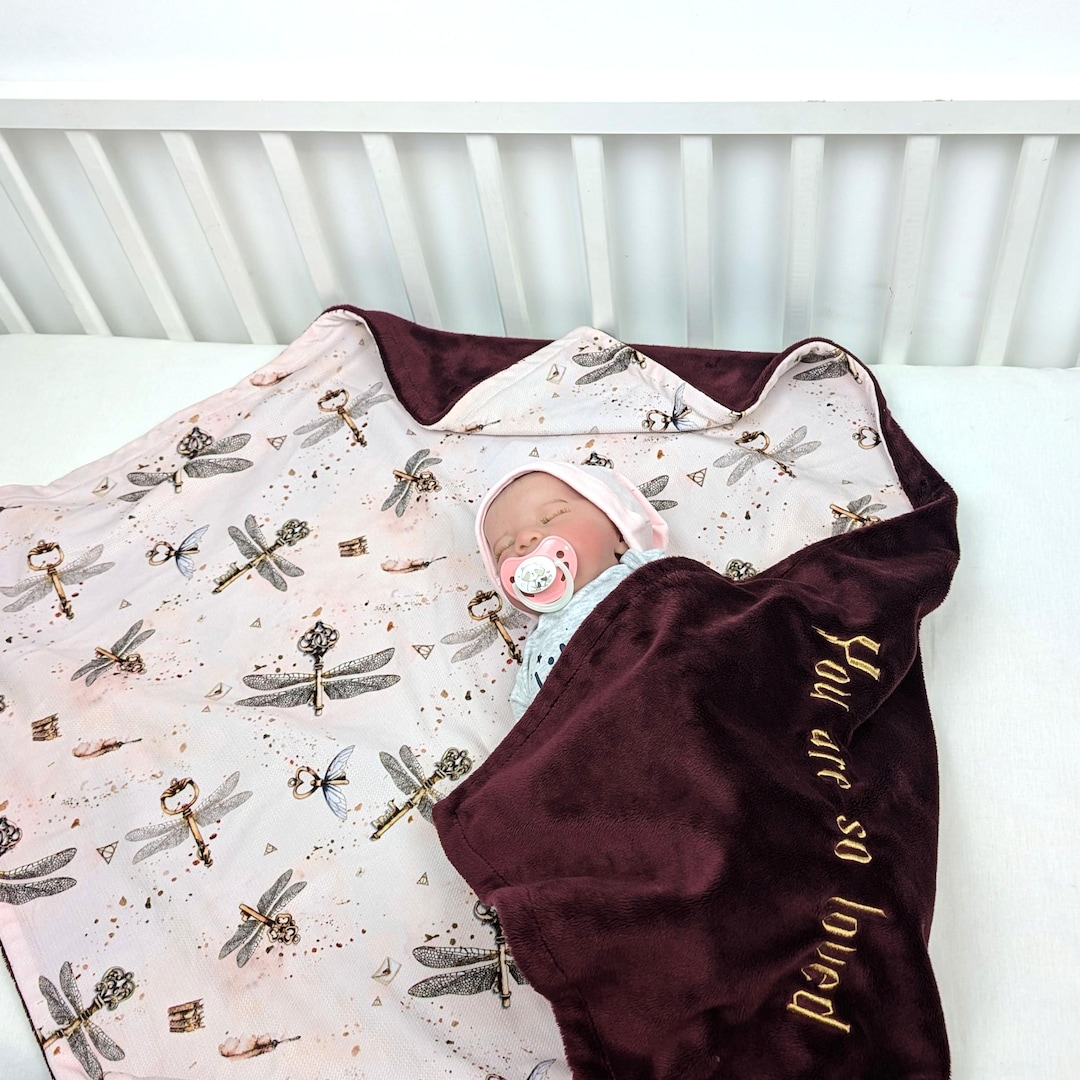 Personalized Baby Wizard Blanket, Hp Flying Keys Nursery, Keys With ...