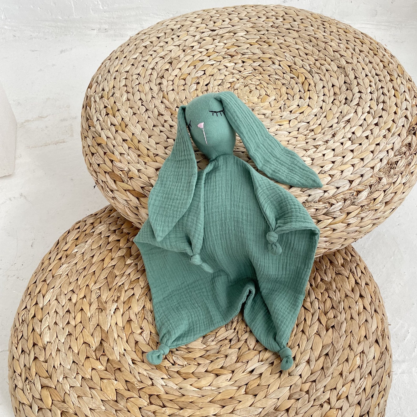 Personalized Bunny Comforter Soft Sleeping Toy Organic - Etsy