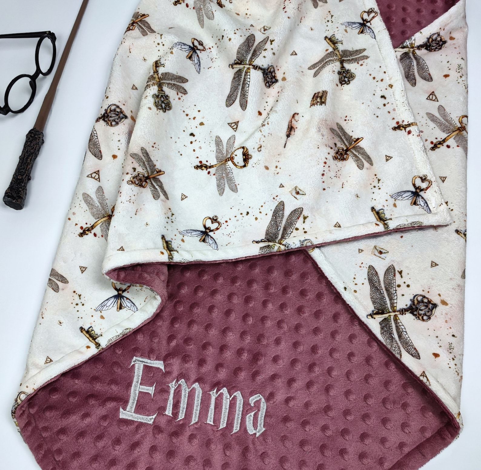 Personalized Baby Blanket Magic Keys Baby Blanket Baby - Etsy