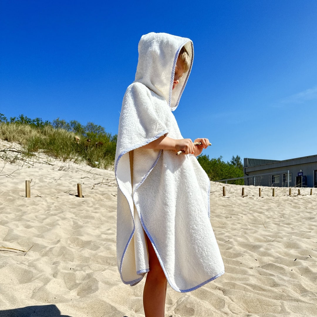 Personalized Hooded Towel, Customized Hooded Baby Poncho, Beach Hooded ...