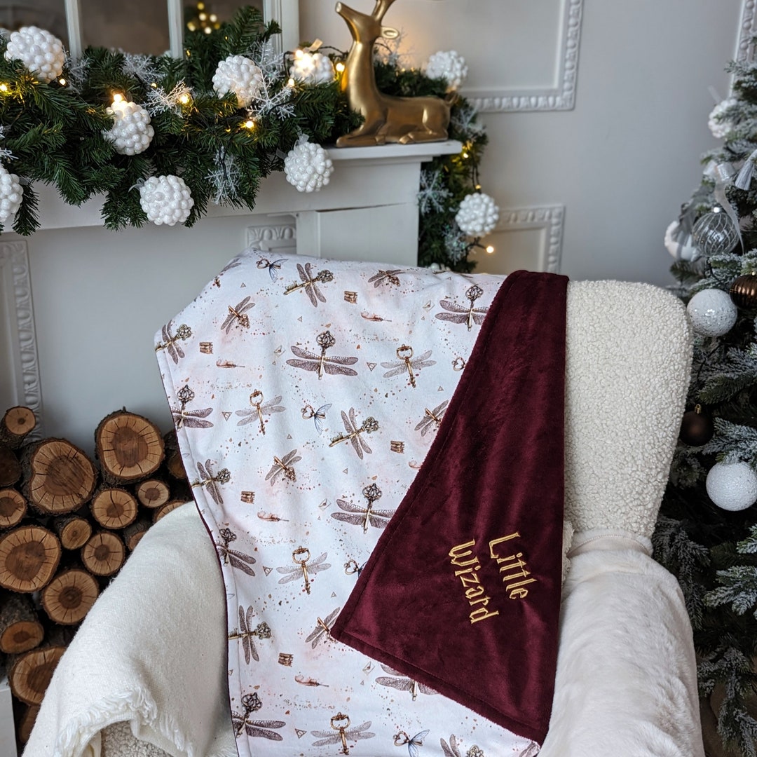 Personalized Wizard Blanket, Magic Keys Cover Gift, You Are so Loved ...