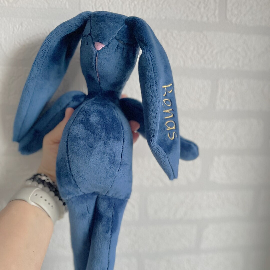 Sleeping Bunny Plush, Soft Minky Bunny, Doudou Rabbit, Snuggle Sleeping ...