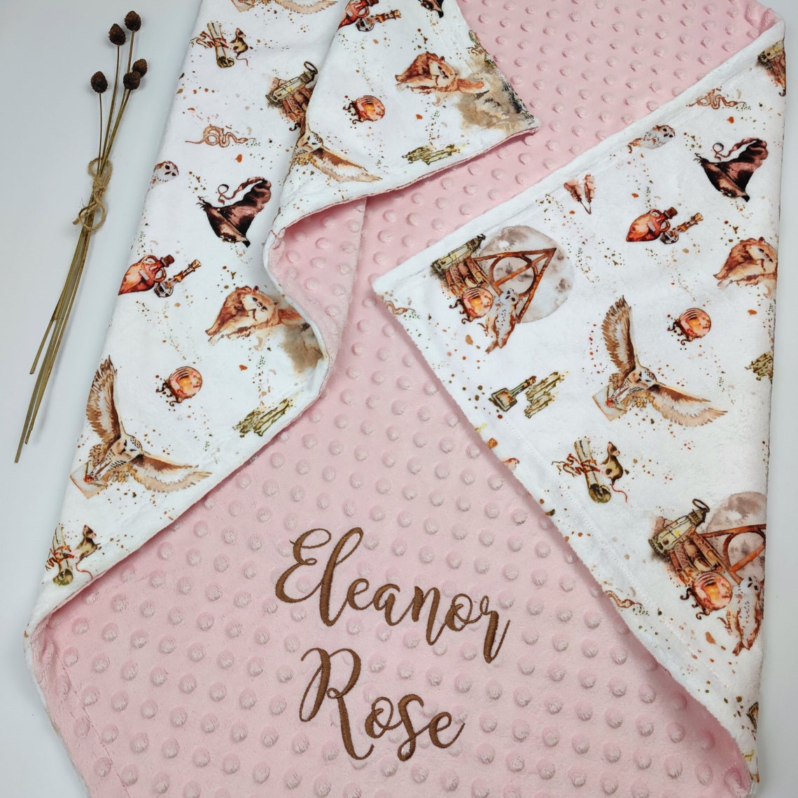 Baby Wizard Blanket You Are so Loved Personalized Baby - Etsy