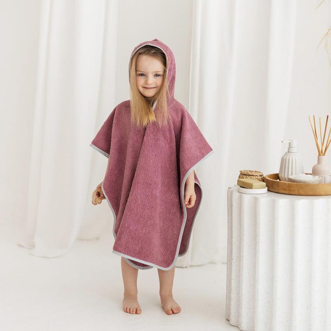 Personalized Spa Hooded Poncho, Customized Hooded Baby Towel, Beach ...