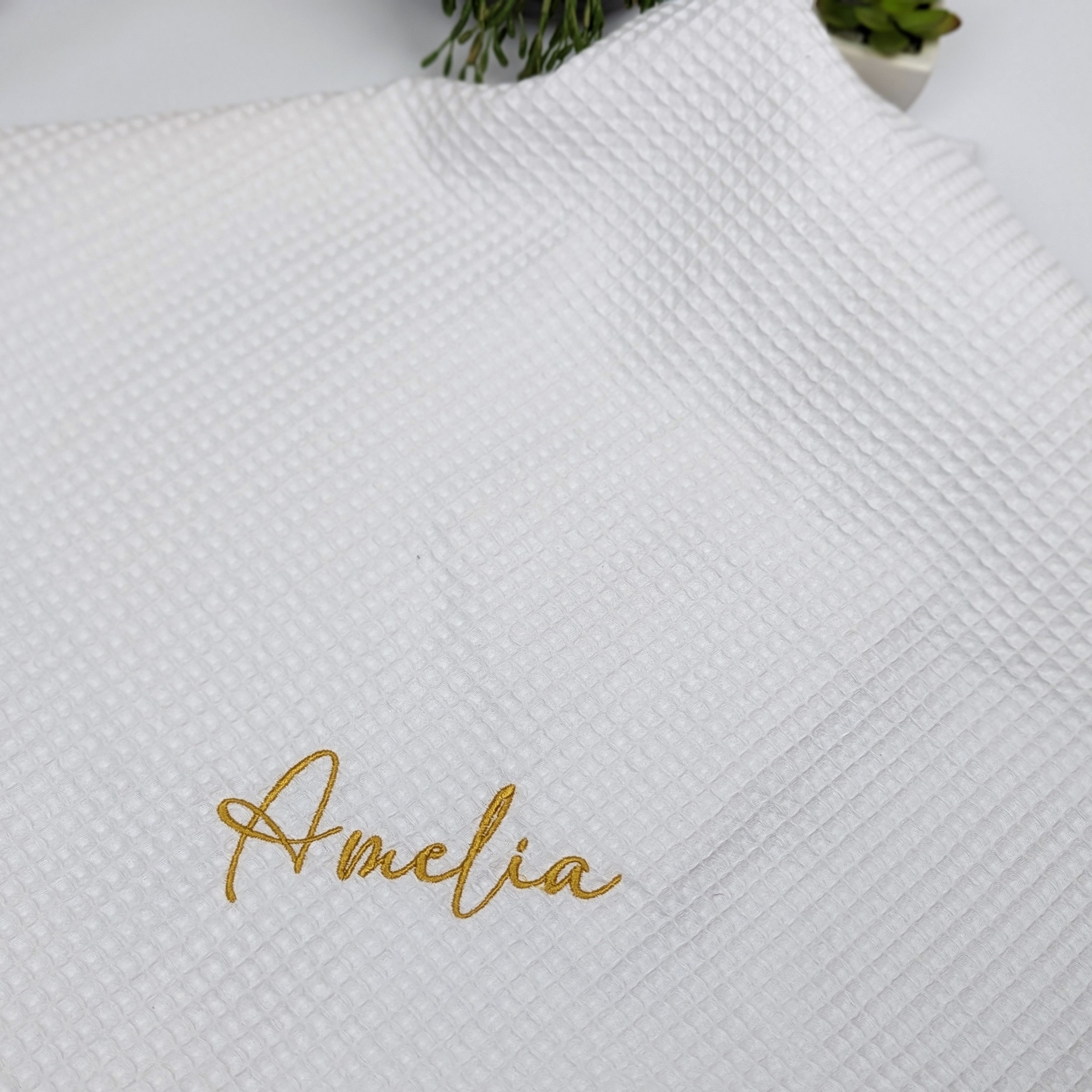 Personalized Baby Blanket Baby Waffle Blanket Organic Cotton - Etsy