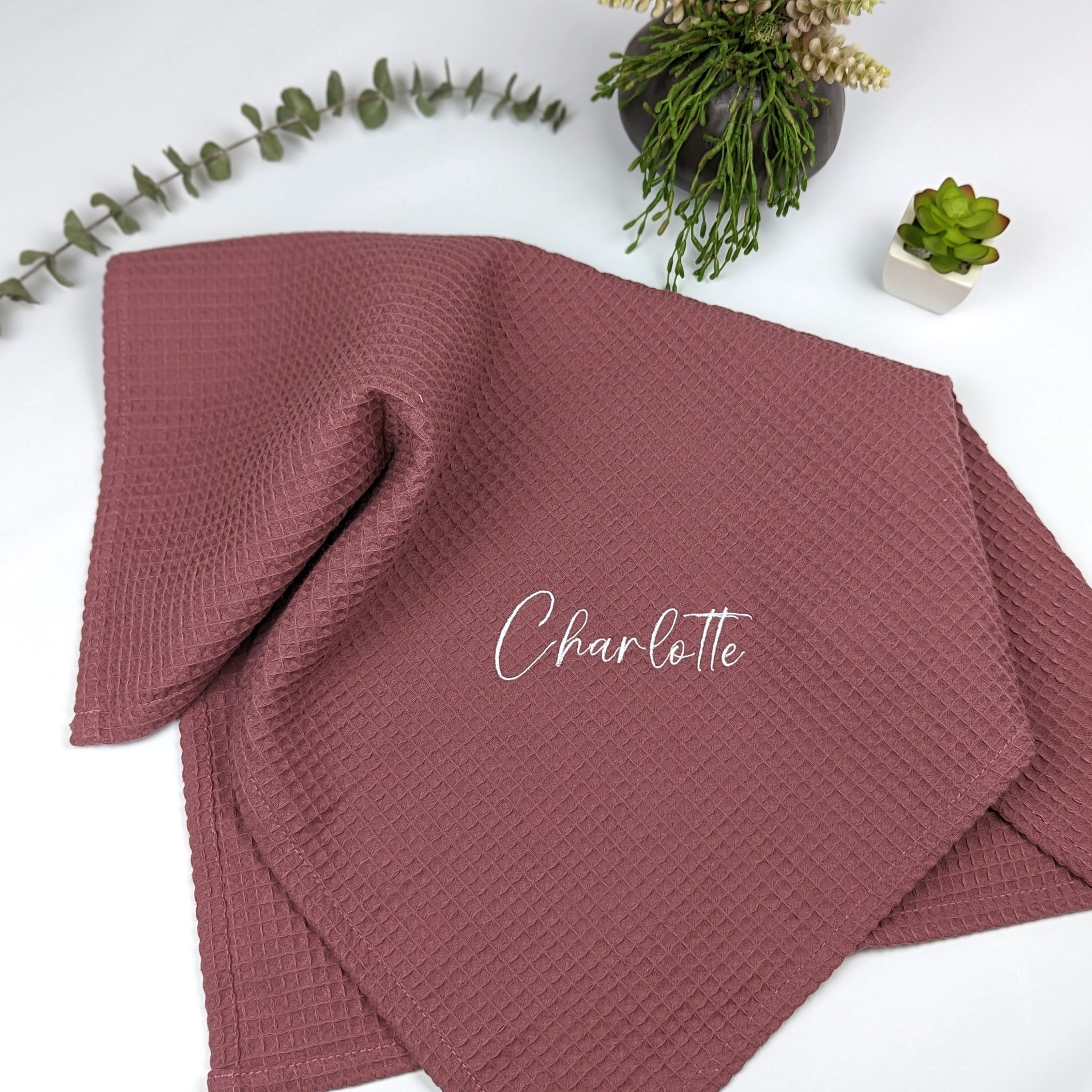 Personalized Baby Blanket Baby Waffle Blanket Organic Cotton - Etsy