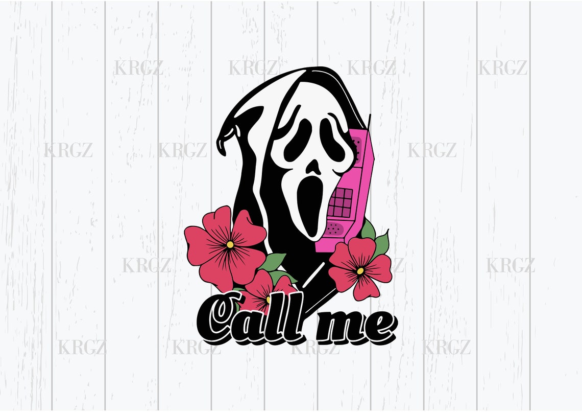 Scream Call Me SVG Ghostface Calling SVG Bundle Cut File - Etsy Hong Kong