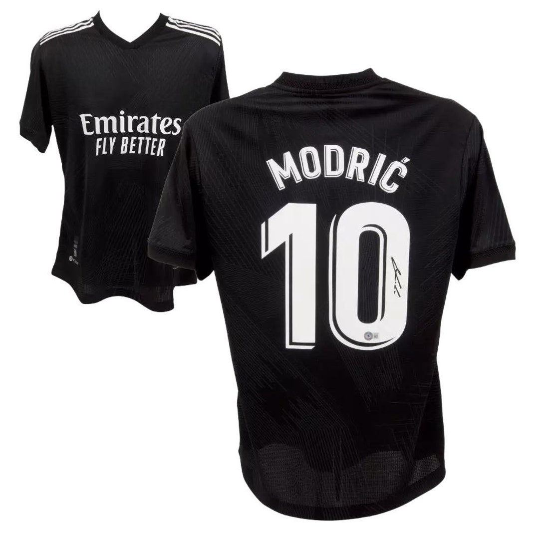Luka Modric Signed Real Madrid Y3 Special Edition Soccer Jersey Beckett ...