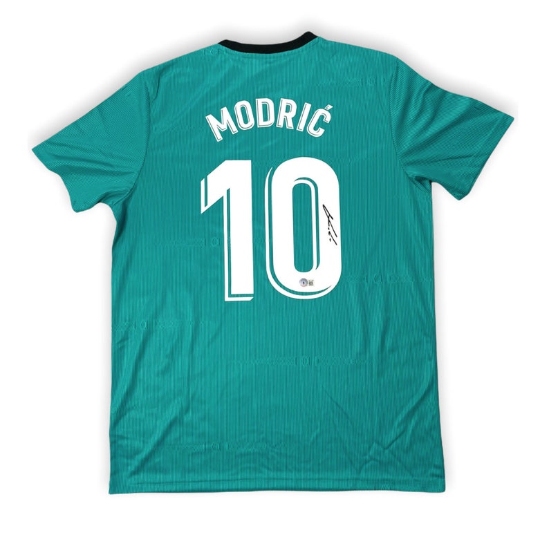Luka Modric Signed Real Madrid Third Jersey 2021-2022 beckett - Etsy