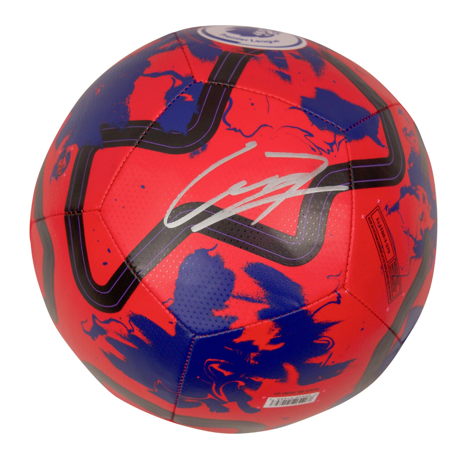 Alejandro Garnacho Signed 2023-24 Nike Premier League Soccer Ball ...