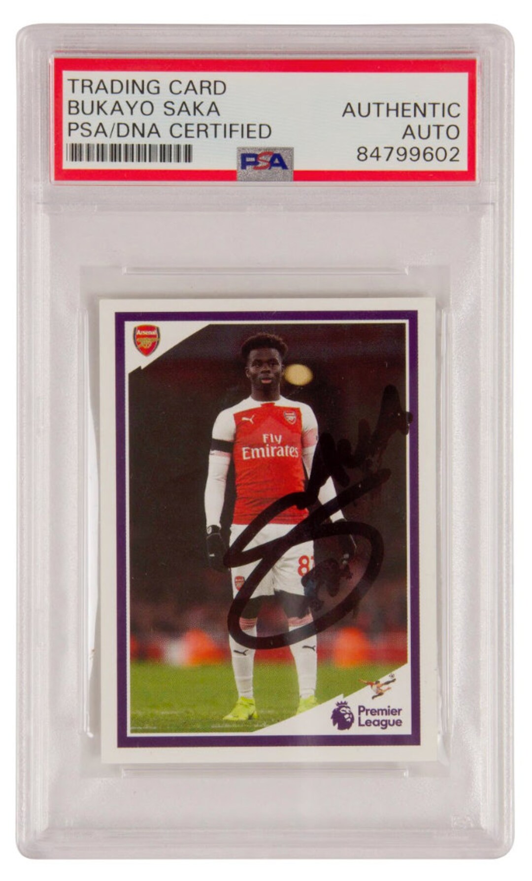 Bukayo Saka Signed special Edition Sticker 64 authentic - Etsy
