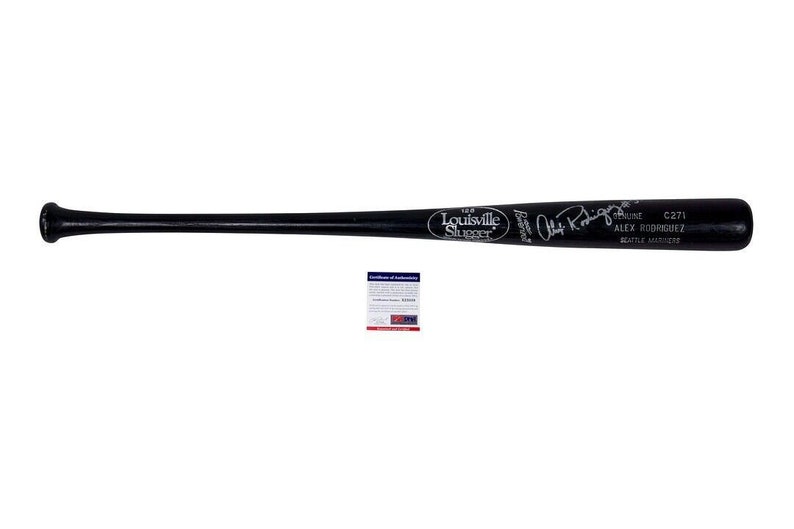 Alex Rodriguez Signed Louisville Slugger C271 Bat Seattle Mariners PSA ...