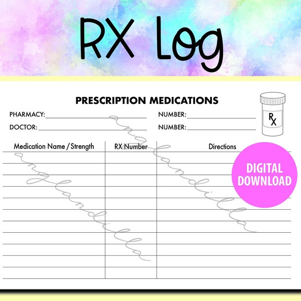 Prescription - Etsy