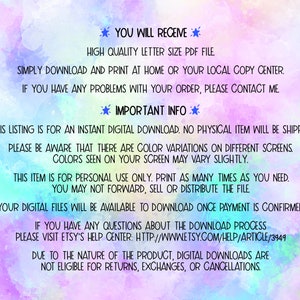 Prescription Medication List - RX Log - Printable PDF - Etsy