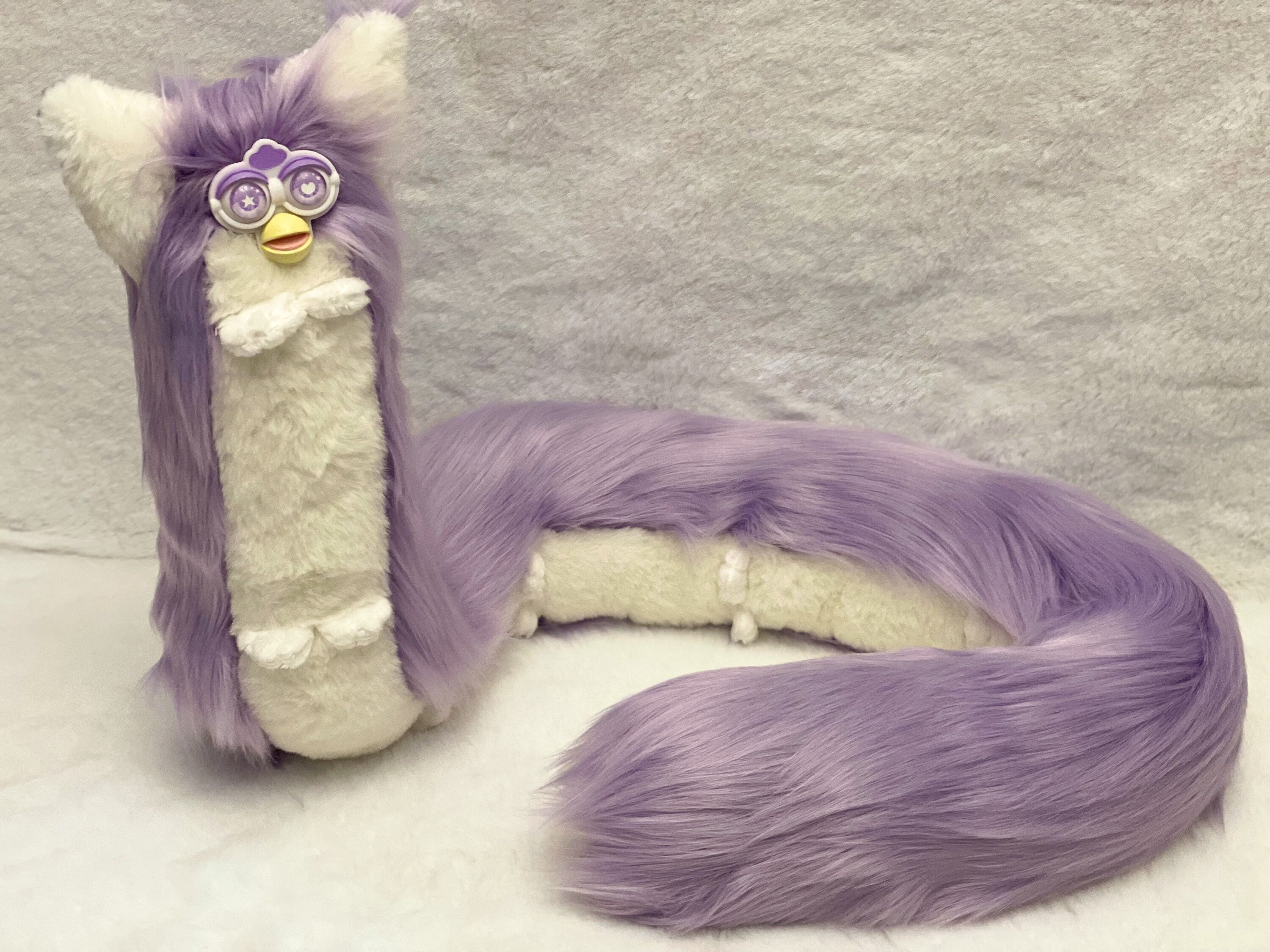 4.5ft Long Furby Pastel Purple Centipede - Etsy Australia