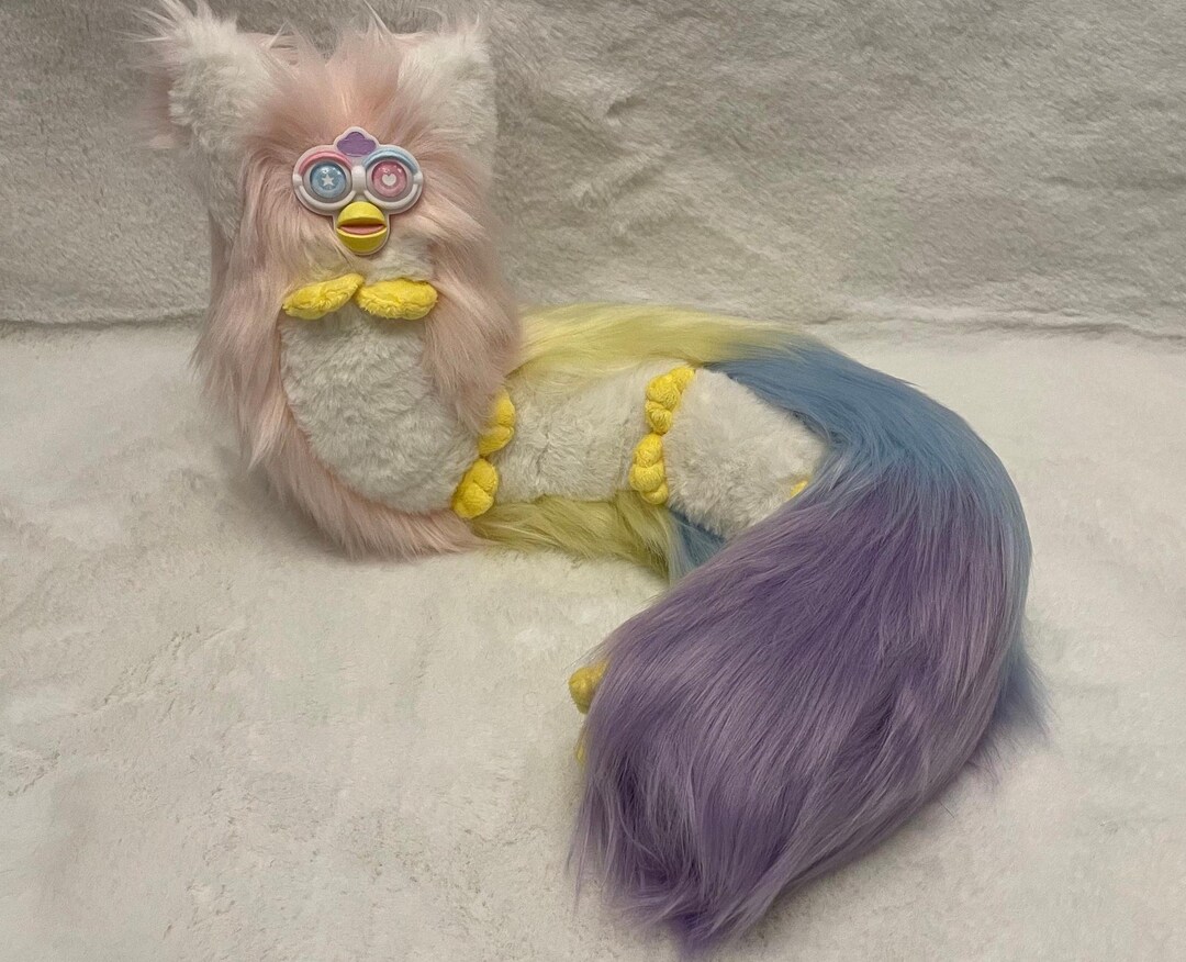 Mini Long Furby Pastel Rainbow Centipede - Etsy Canada
