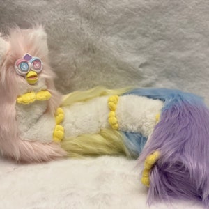 Mini Long Furby Pastel Rainbow Centipede - Etsy