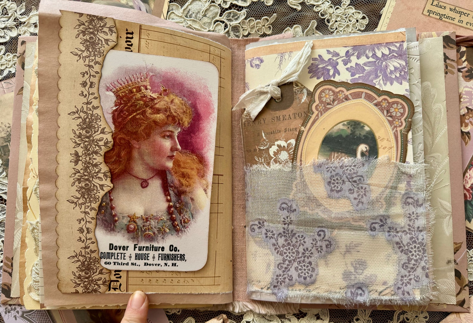 Elegant Junk Journal Scrapbook Memory Album - Etsy