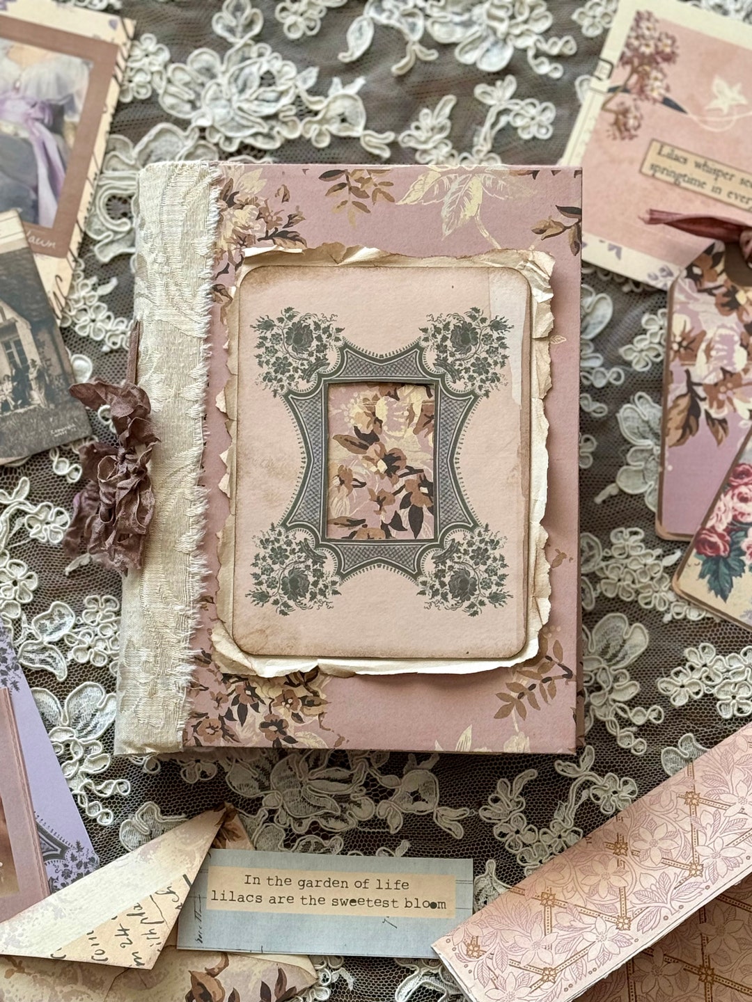 Elegant Junk Journal - Scrapbook - Memory Album - Etsy