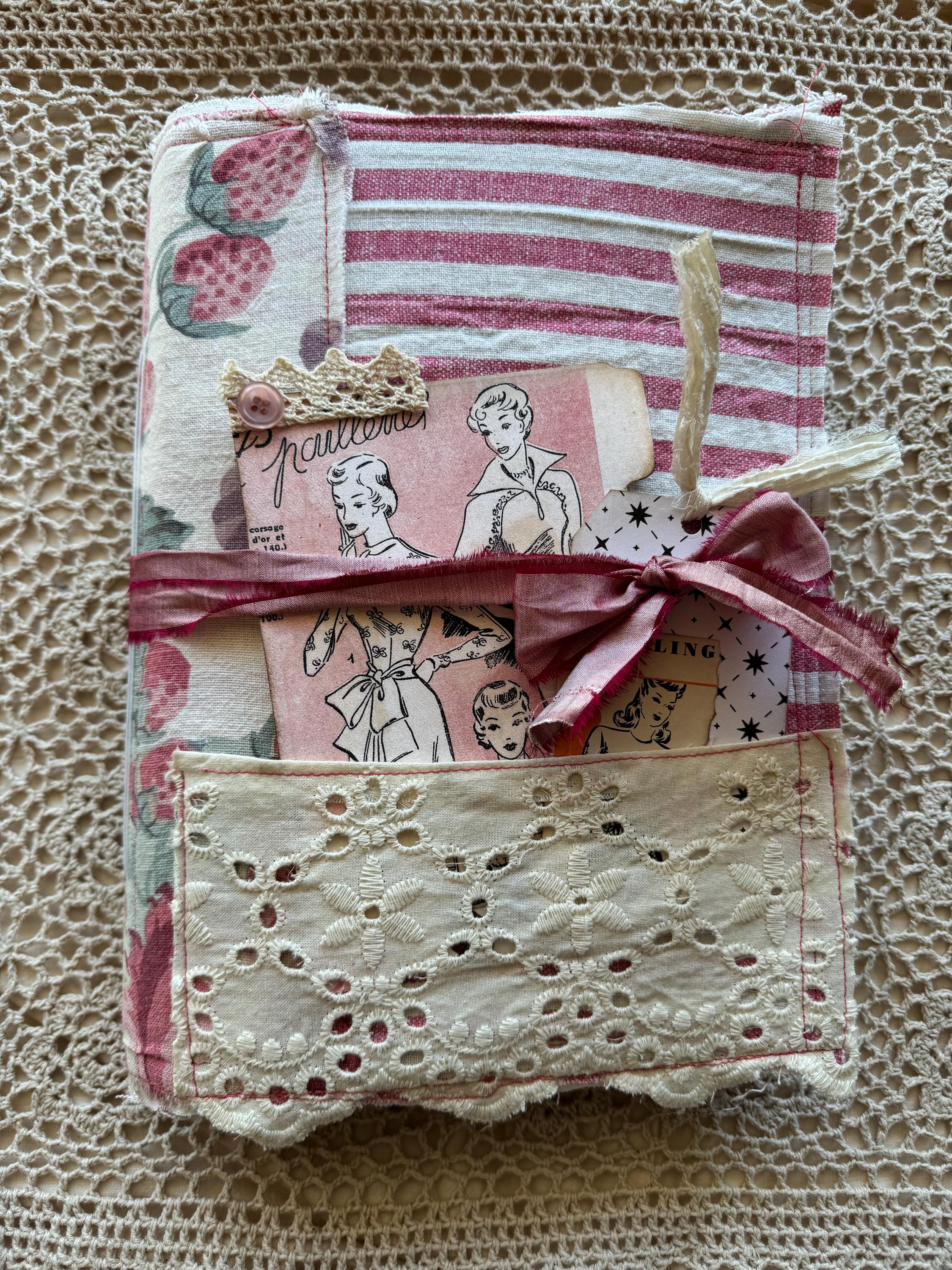 Handmade Soft Cover Junk Journal - Scrapbook - - Etsy